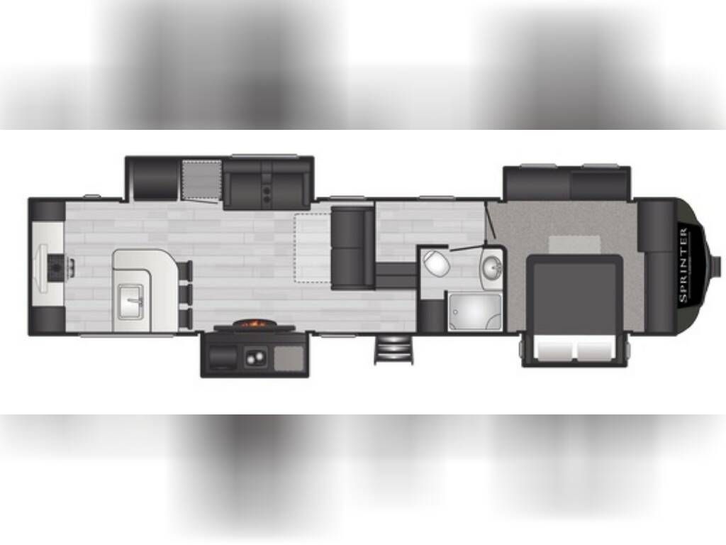 2021 Keystone Sprinter Limited 3550FWMLS - National Vehicle