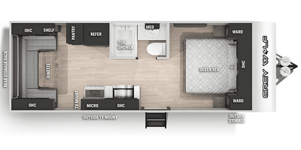 2022 Forest River Cherokee Grey Wolf 20RDSE - National Vehicle