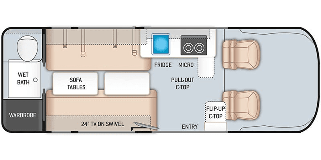 2021 Thor Motor Coach Tellaro 20LT - National Vehicle