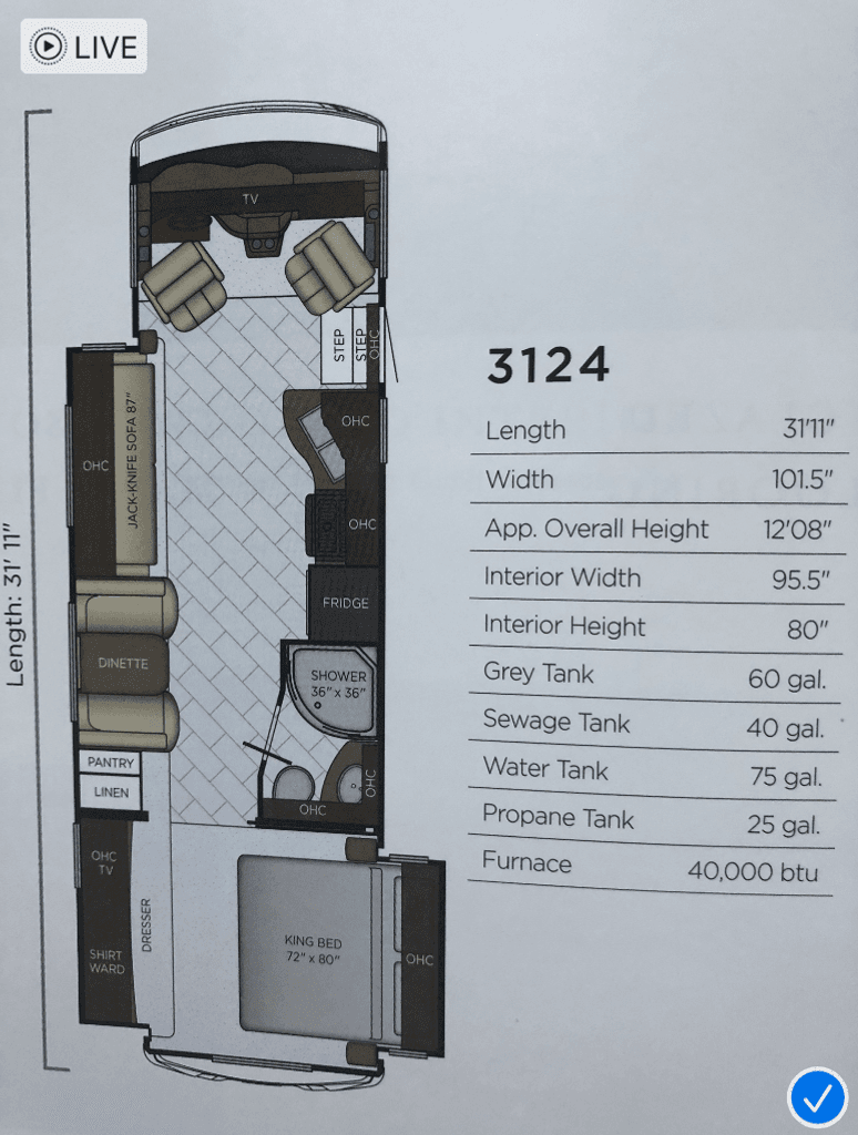 2019 Newmar Bay Star 3124 - National Vehicle